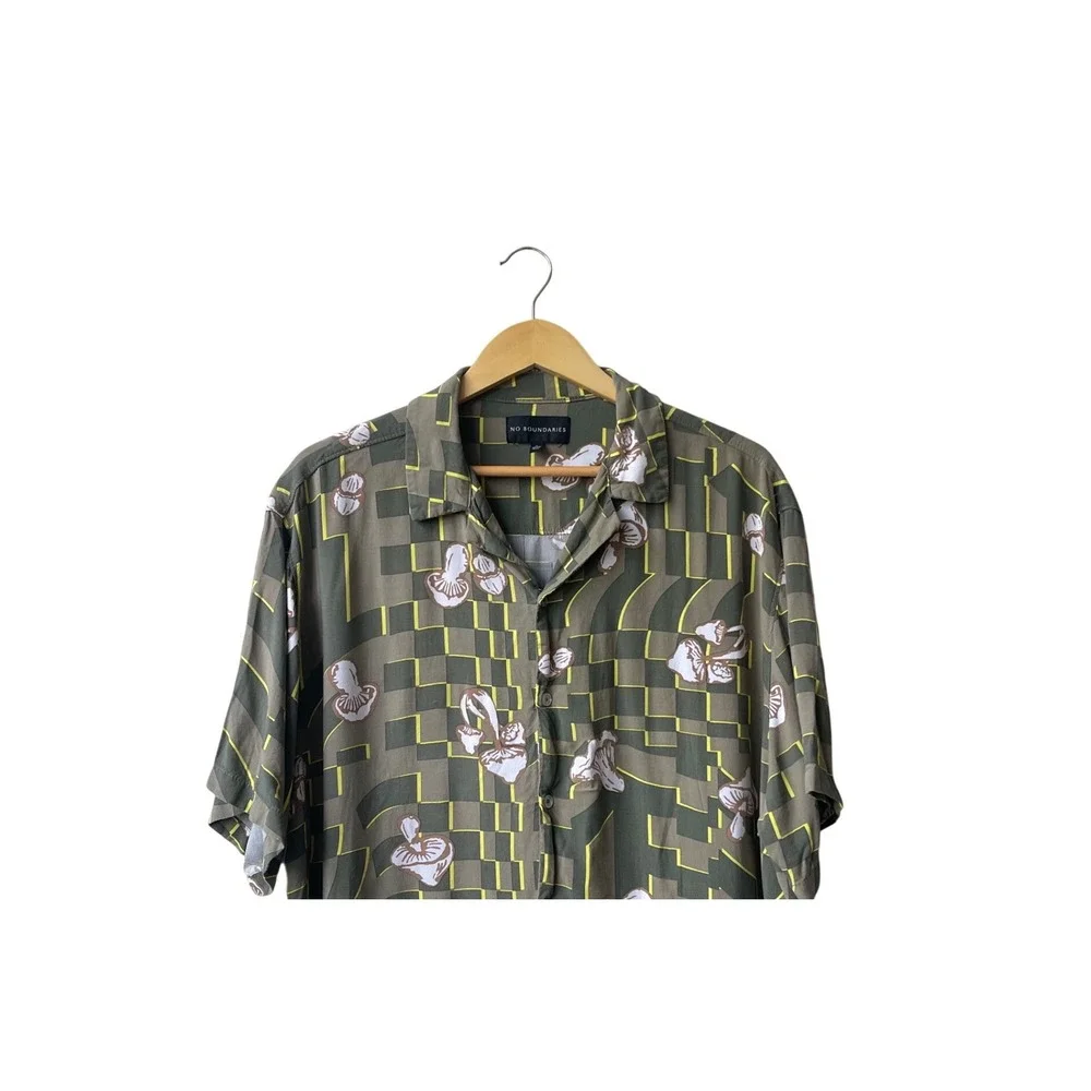 No Boundaries | Shirts | No Boundaries Y2k Retro Mushroom Shirt Sl ...